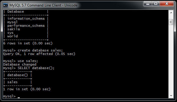 Create Database Mysql Notplora